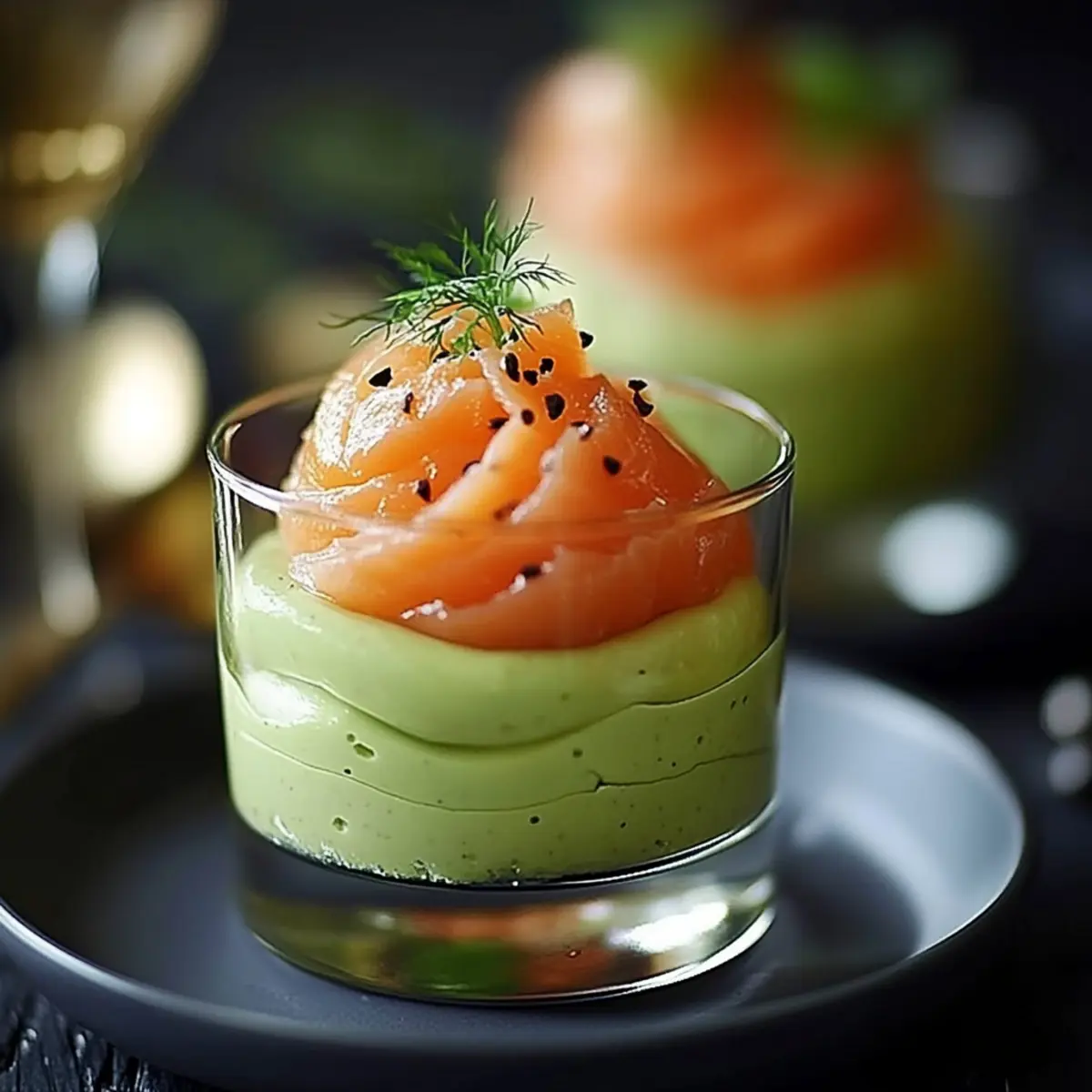 Découvrez l’Exquise Verrine d’Avocat et Saumon Fumé à tomber ...